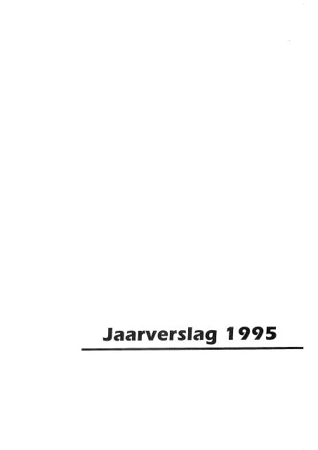 Jaarverslag 1995 | Vlor
